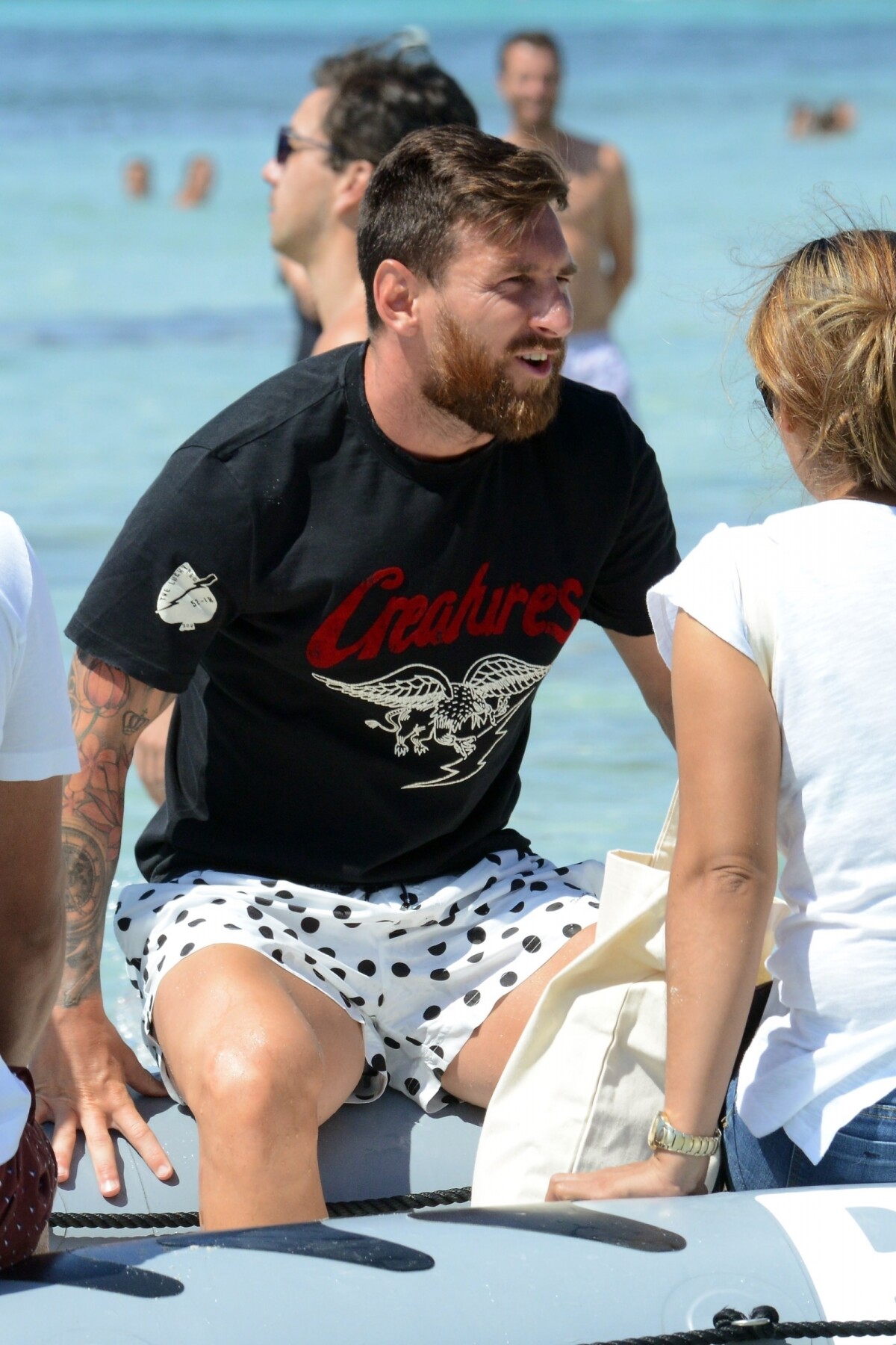 Photo : Exclusif - Lionel Messi en vacances avec sa femme Antonella ...