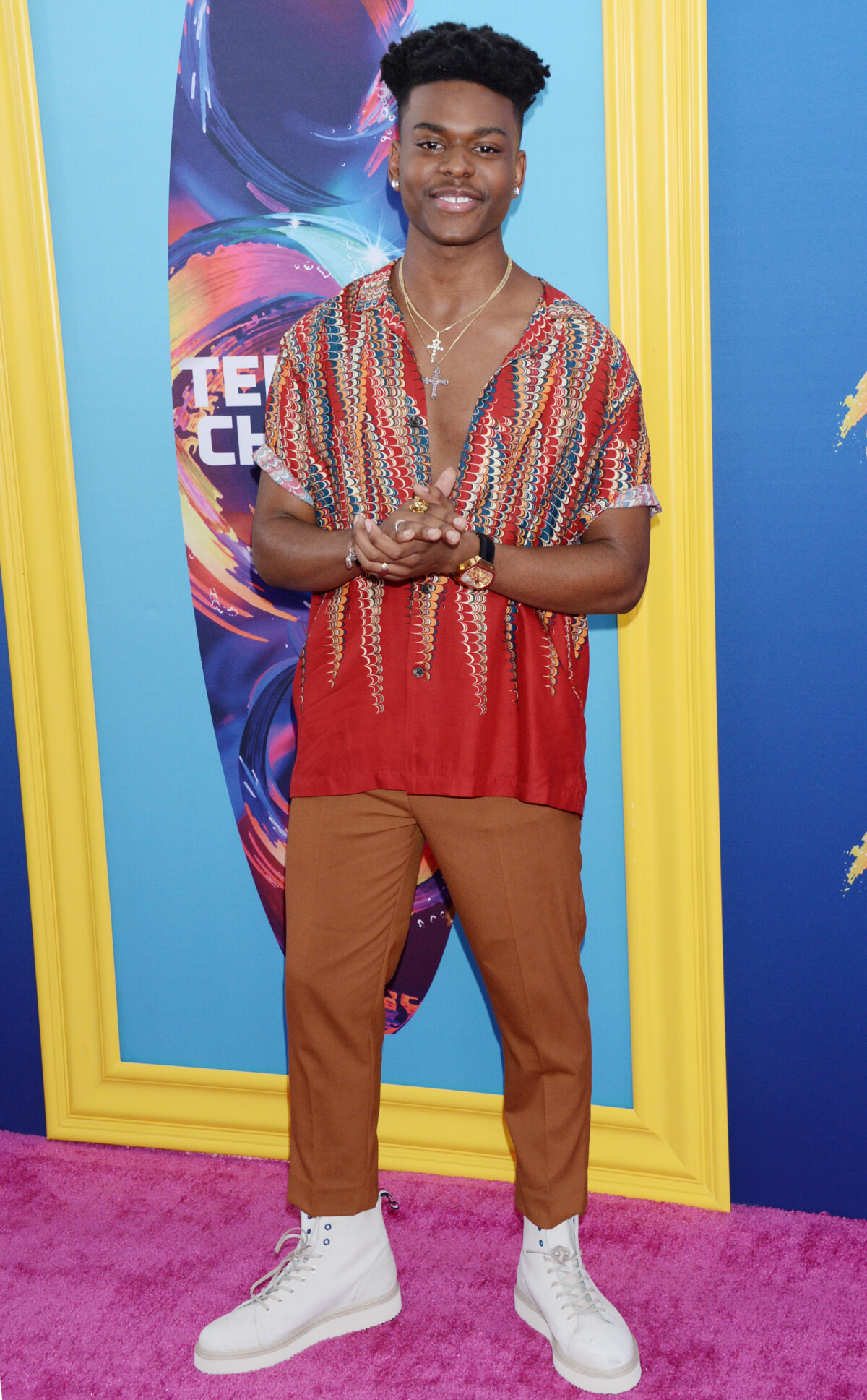 Photo : Aubrey Joseph lors de la soirée FOX's Teen Choice Awards 2018 ...