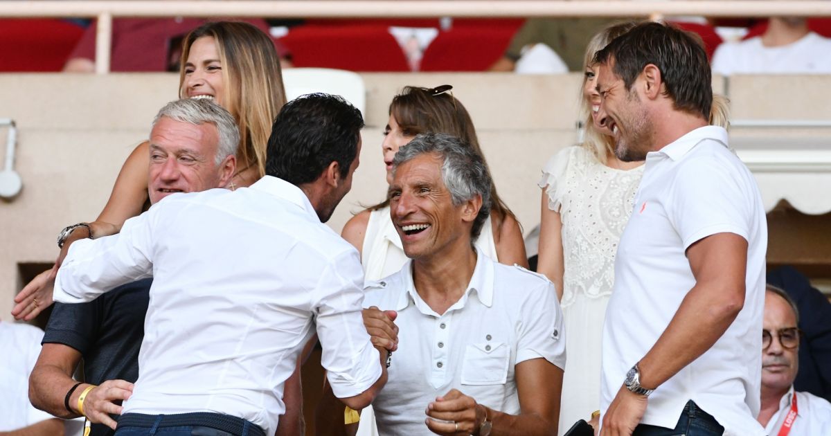 Ludovic Giuly, Didier Deschamps, Nagui, Cyril Rool, leurs femmes au ...