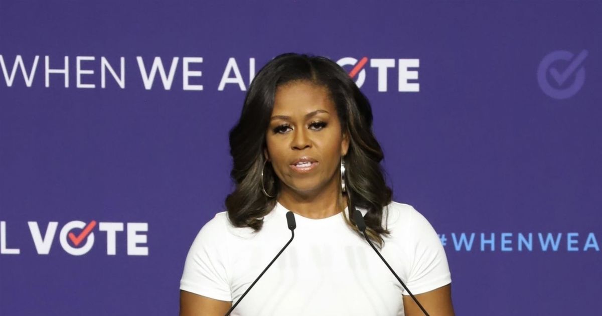 Michelle Obama en conférence de presse pour présenter son livre à Las ...