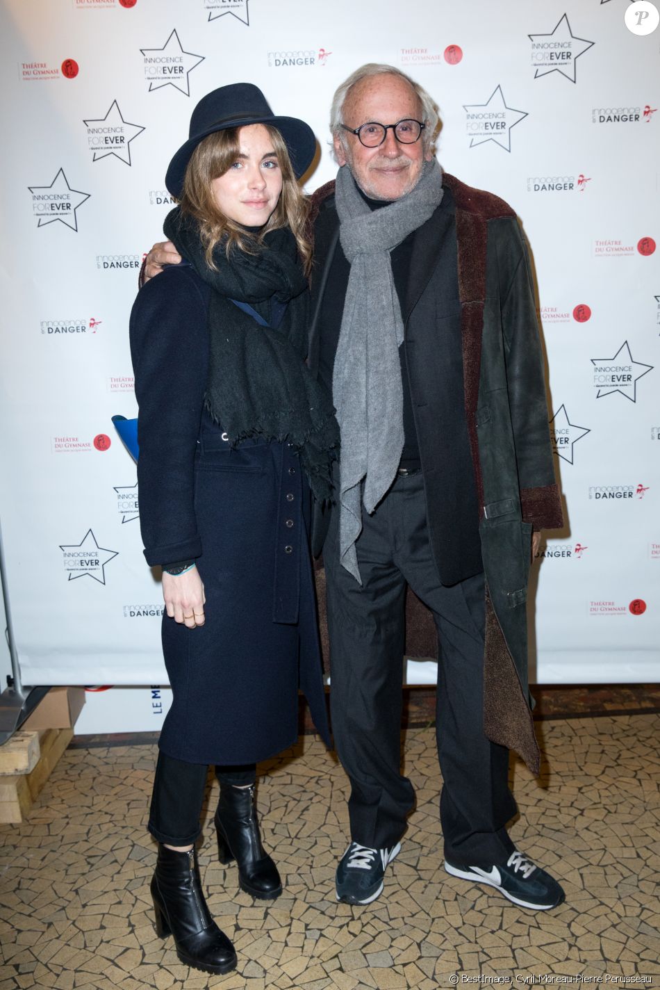 Patrice Laffont et sa fille Mathilde - Photocall de la soirée Innocence ...