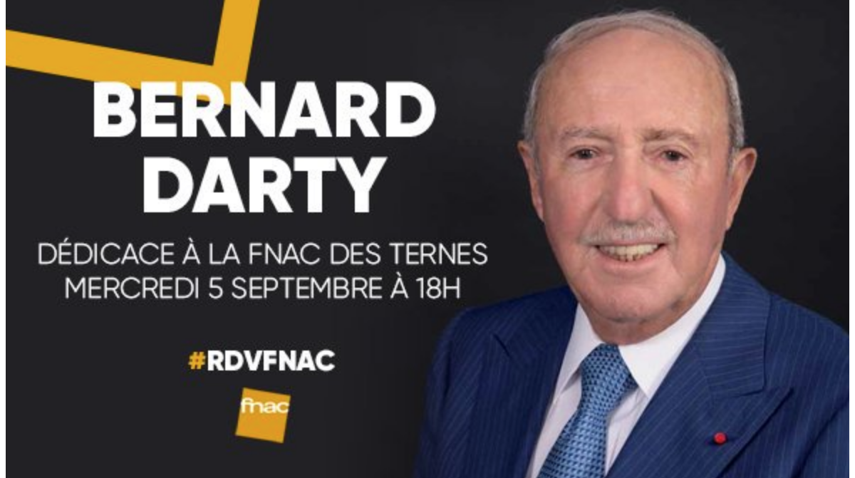 Photo : Bernard Darty - photo publiée par la Fnac sur Twitter ...