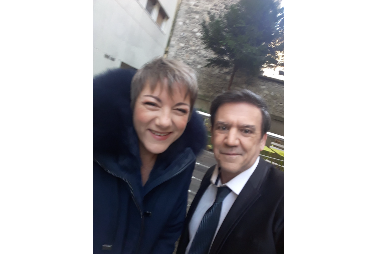 Photo : Marie-Christine et Christian Quesada le 17 janvier 2019 ...