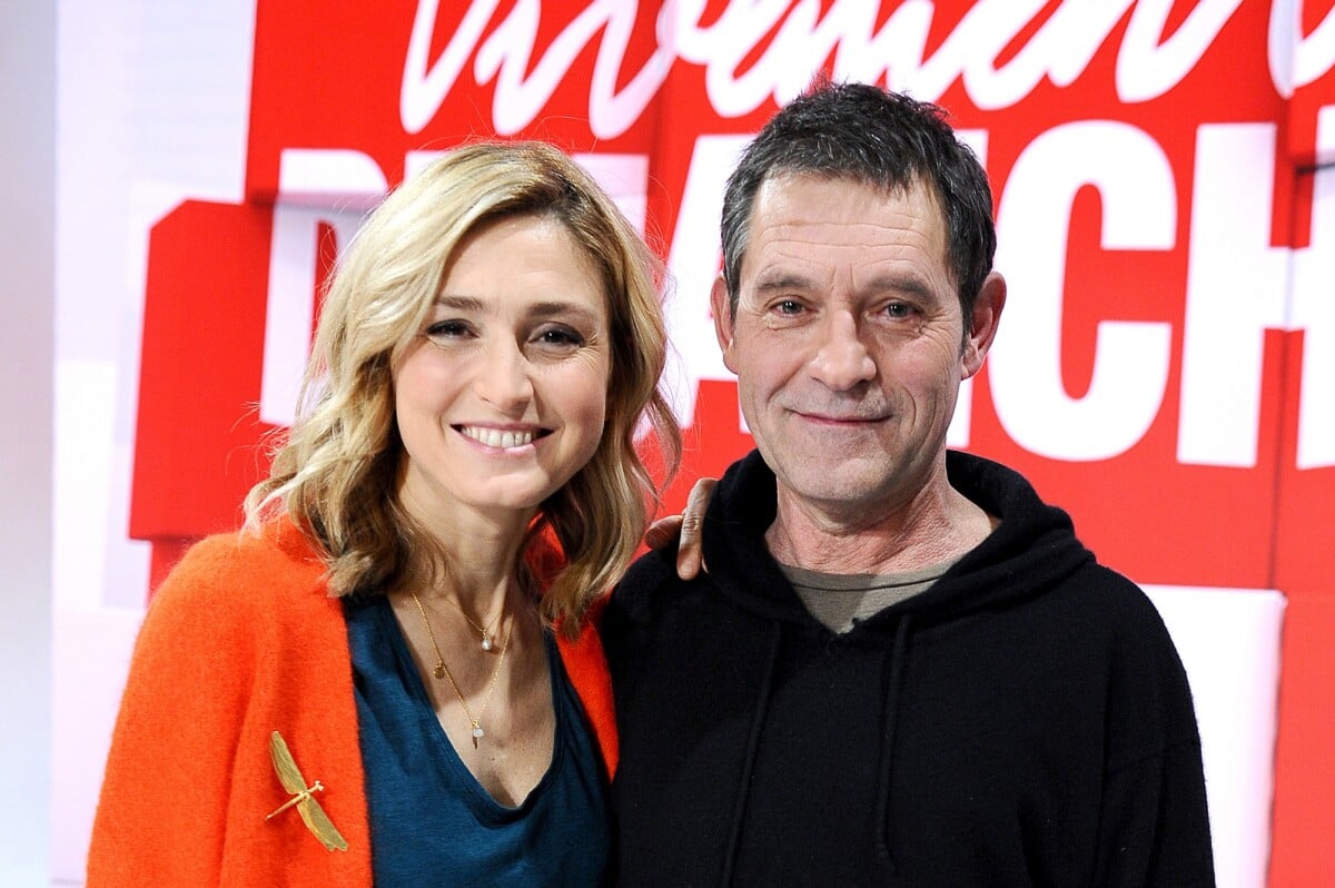 Photo : Julie Gayet et Patrick Catalifo - Enregistrement de l'émission ...