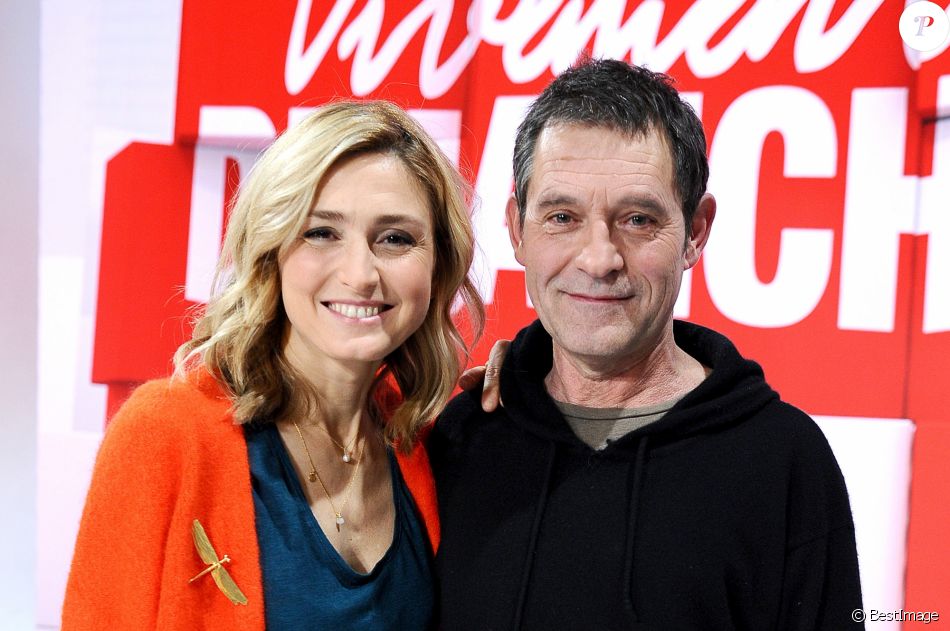 Julie Gayet et Patrick Catalifo - Enregistrement de l'émission Vivement ...