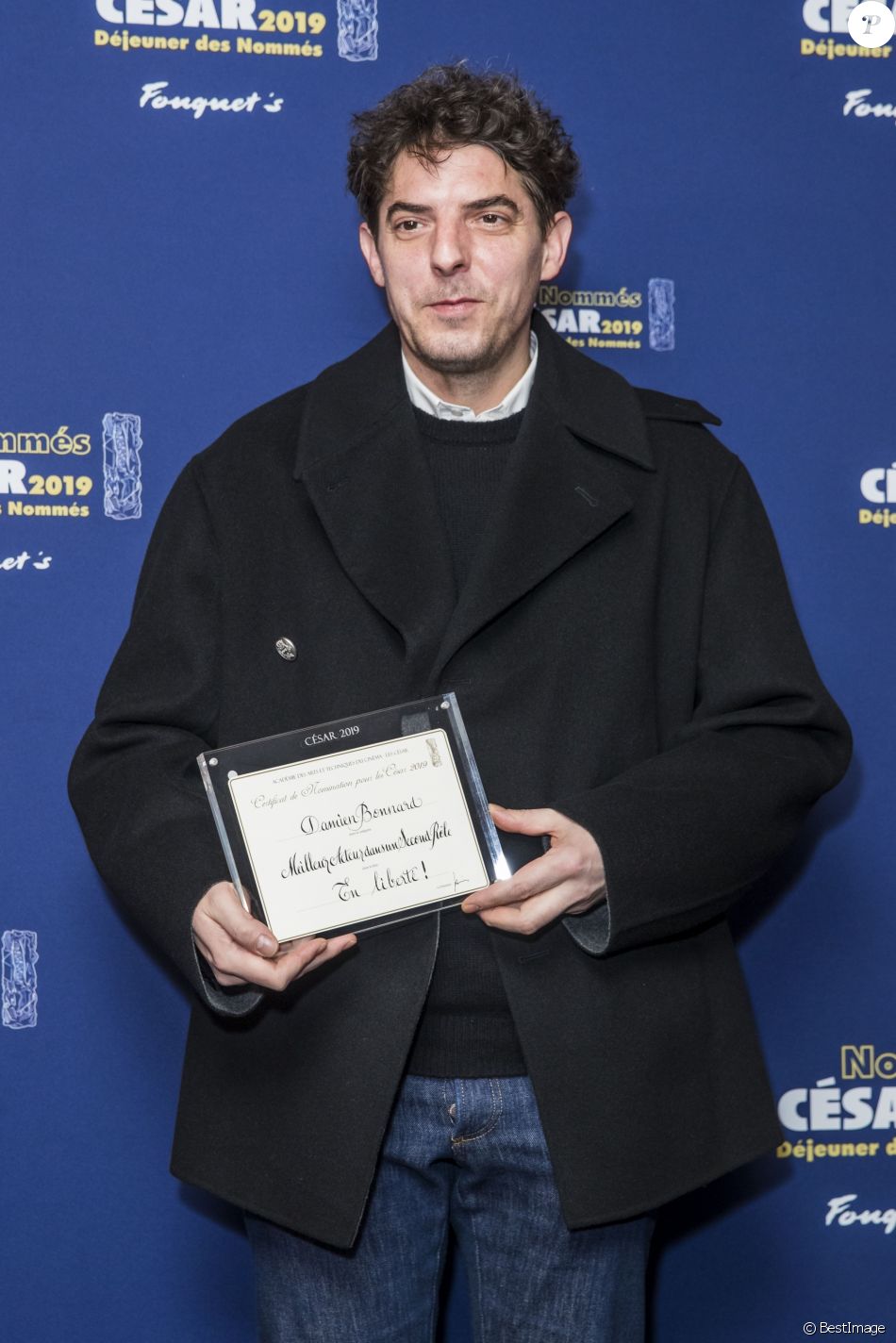 Damien Bonnard au photocall du Déjeuner des Nommés César 2019 au ...