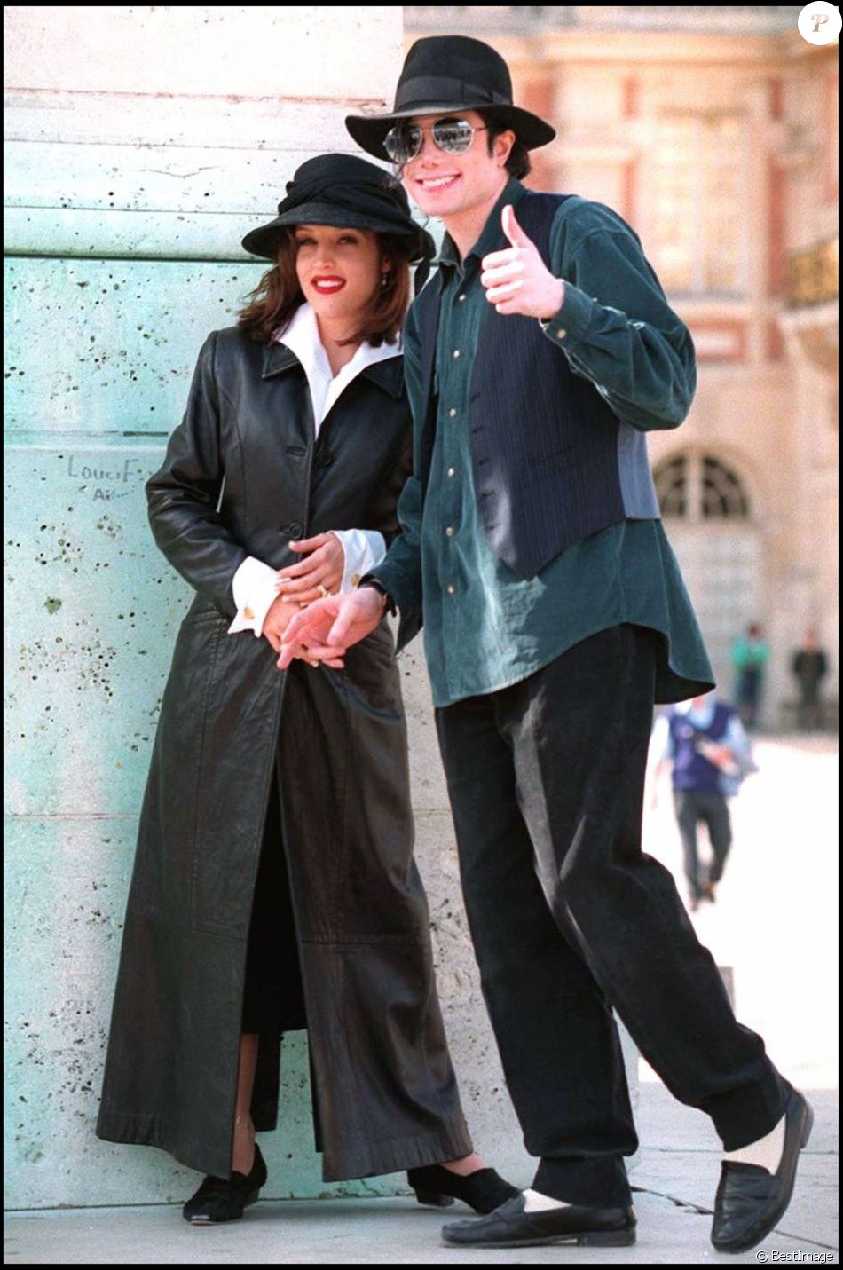 Michael Jackson et Lisa Marie Presley à Paris, le 5 septembre 1994 ...