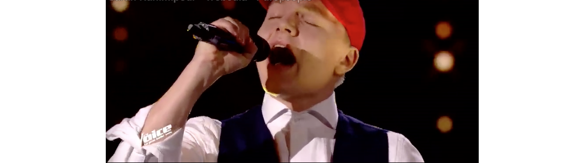 Photo : Albi dans "The Voice 8" sur TF1, le 13 avril 2019. - Purepeople