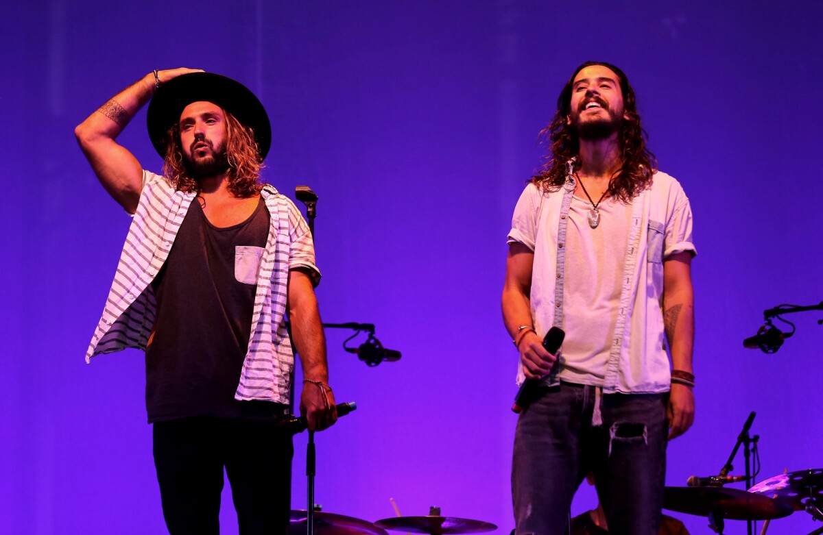 Photo : Concert d'adieu du groupe "Frero Delavega" (Jeremy Frerot et ...