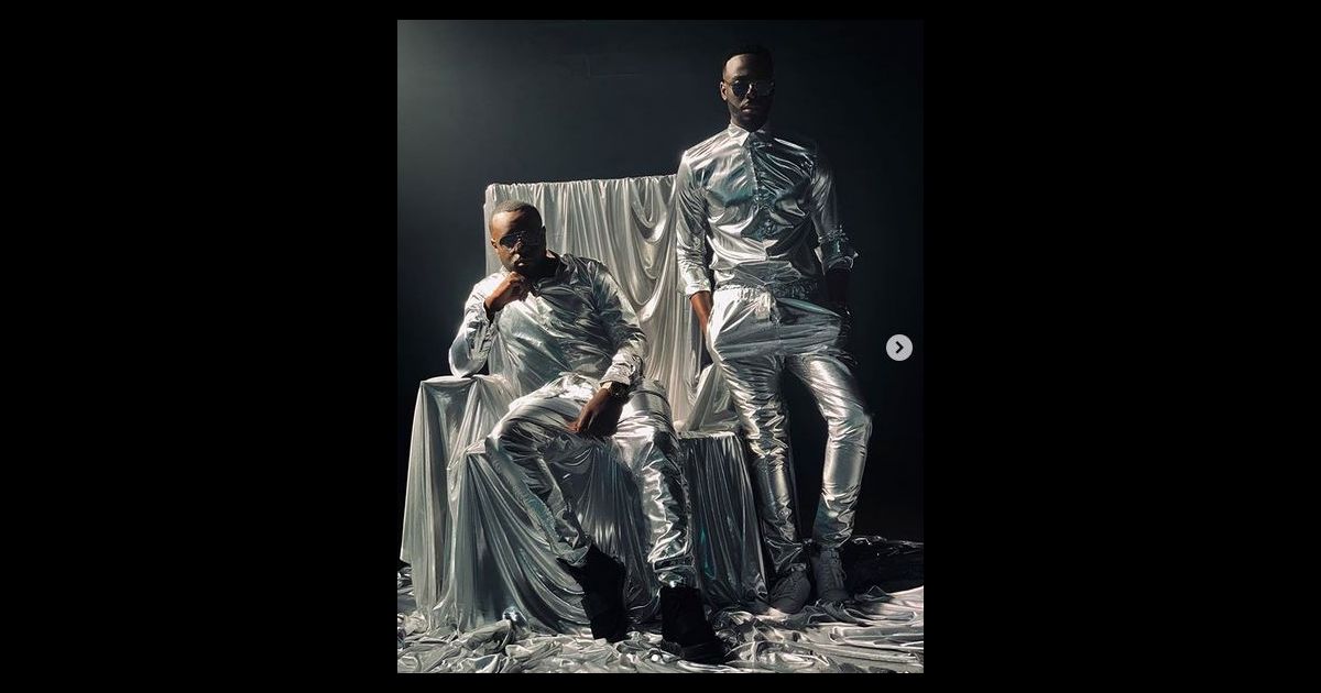 Les frères Gims et Dadju en tournage. Avril 2019. - Purepeople