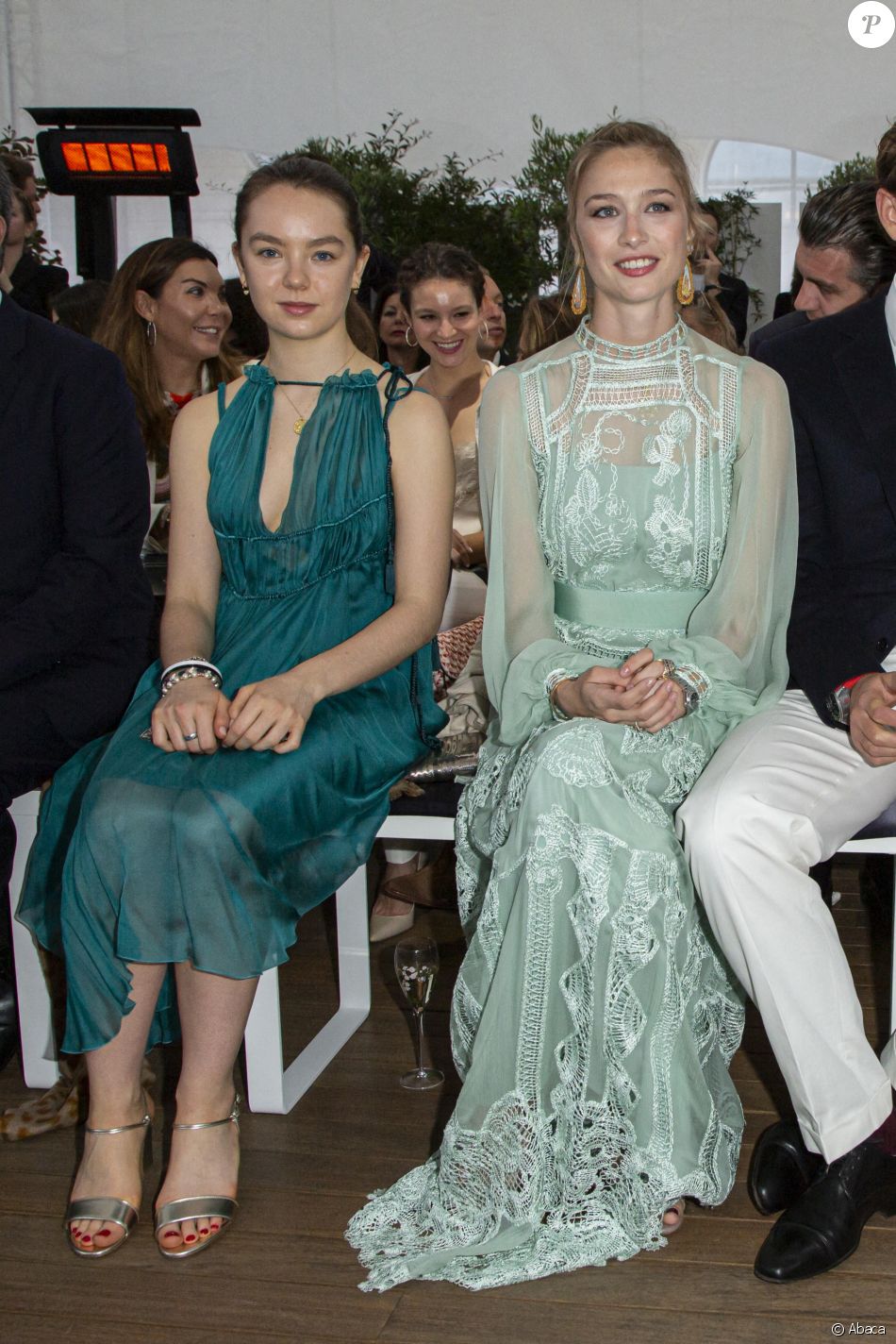 La princesse Alexandra de Hanovre et Beatrice Borromeo lors du défilé ...