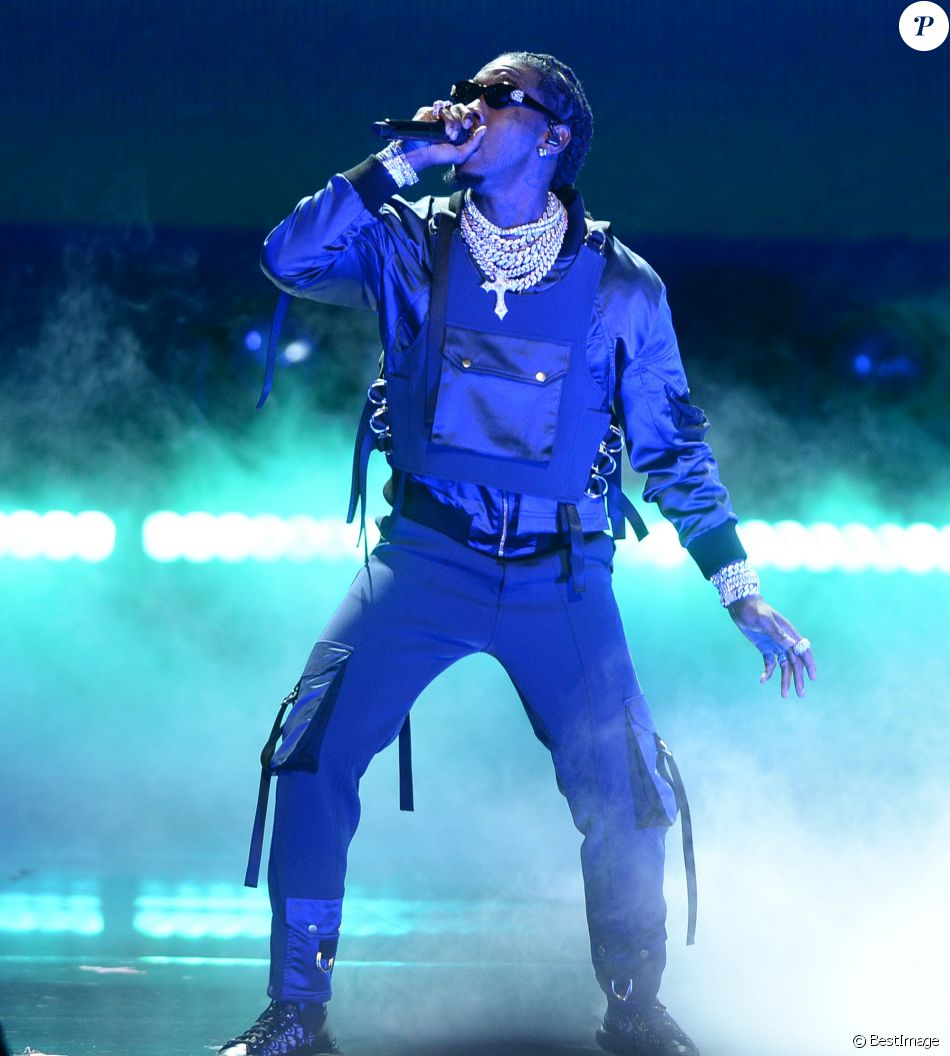 Offset sur scène lors de la 7ème cérémonie des BET Awards au Staples ...
