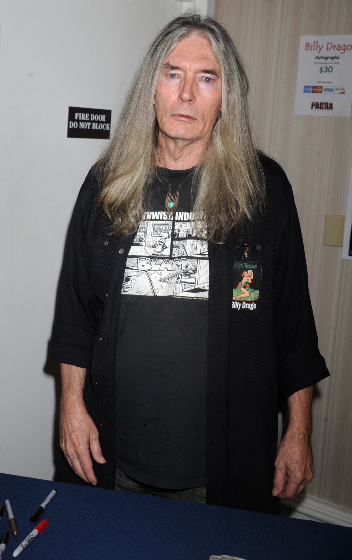 Photo : Billy Drago en octobre 2012 à Parsippany dans le New Jersey ...