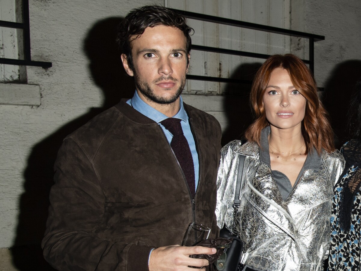 Photo : Exclusif - Hugo Philip et sa compagne Caroline Receveur lors du ...