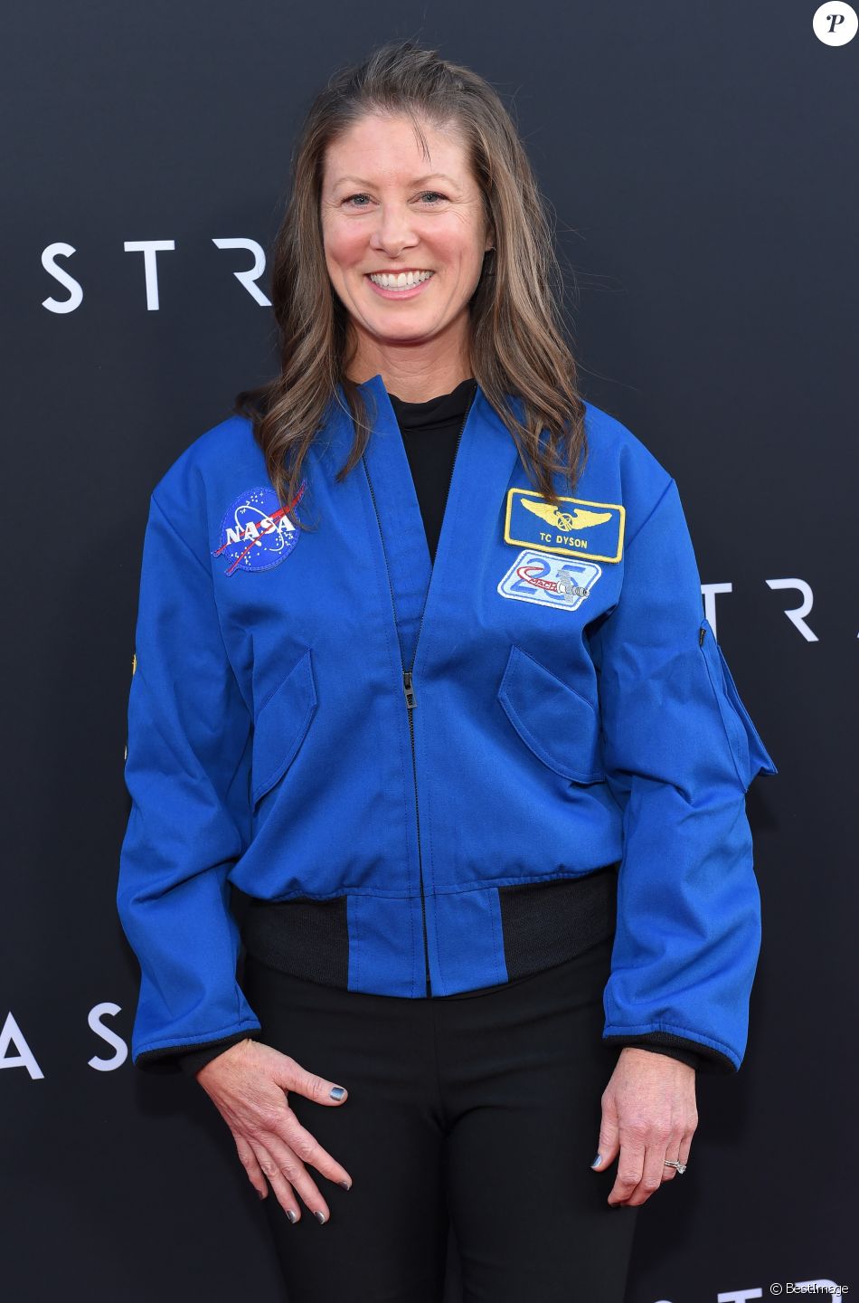 Tracy Caldwell Dyson à la première du film Ad Astra à Los Angeles, le ...