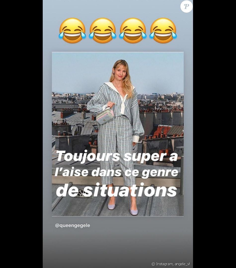 Angèle sur Instagram, le 1er octobre 2019. - Purepeople