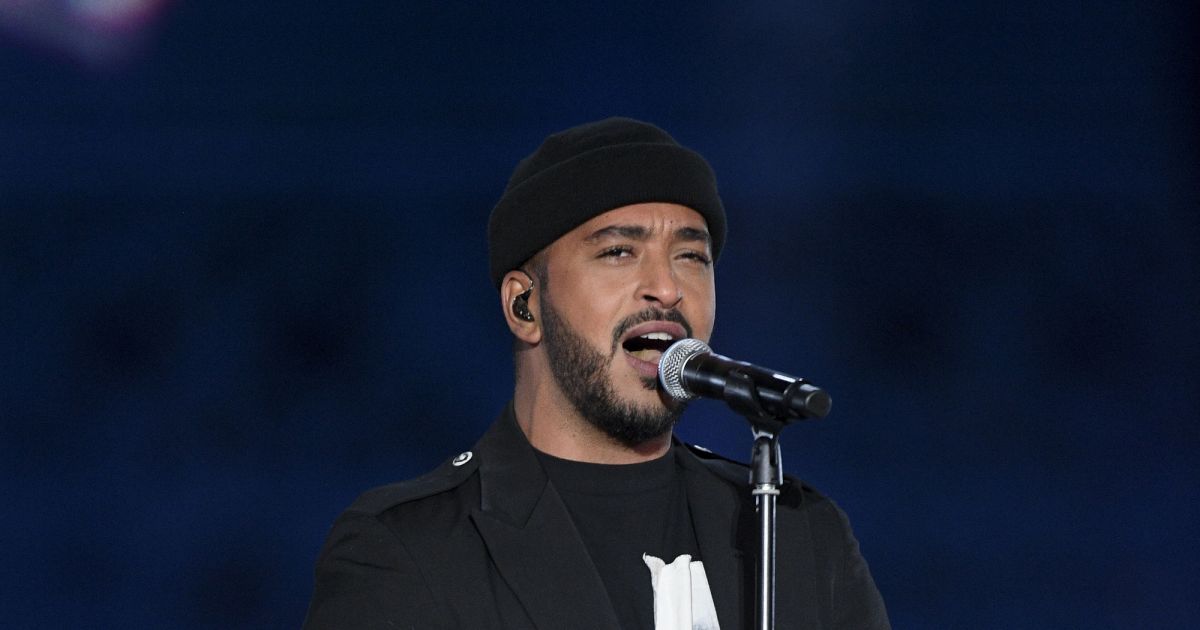 Exclusif - Slimane - Concert anniversaire des 130 ans de la Tour Eiffel ...