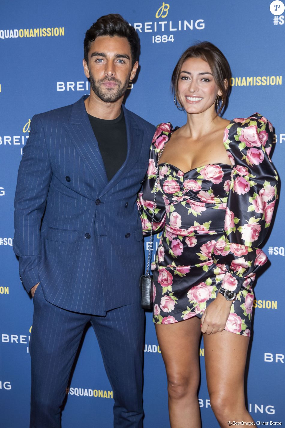 Valentin Léonard et sa compagne Rachel Legrain-Trapani (Miss France ...