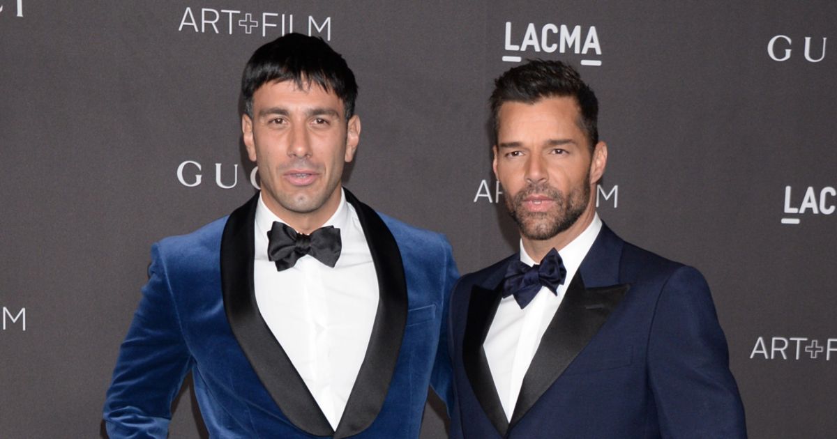 Ricky Martin et son mari Jwan Yosef au photocall de la soirée 2019 ...