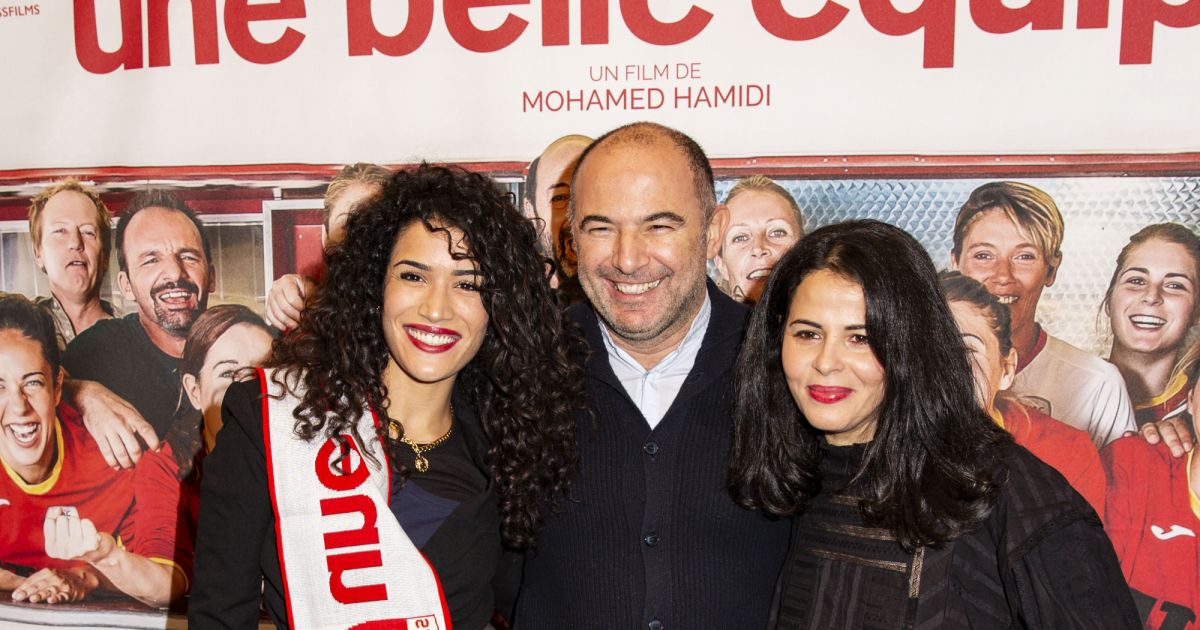 Sabrina Ouazani, Mohamed Hamidi et sa femme - Avant-première du film ...