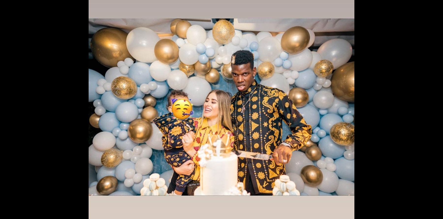 Paul Pogba : Premier anniversaire de son fils en Versace, son prénom ...
