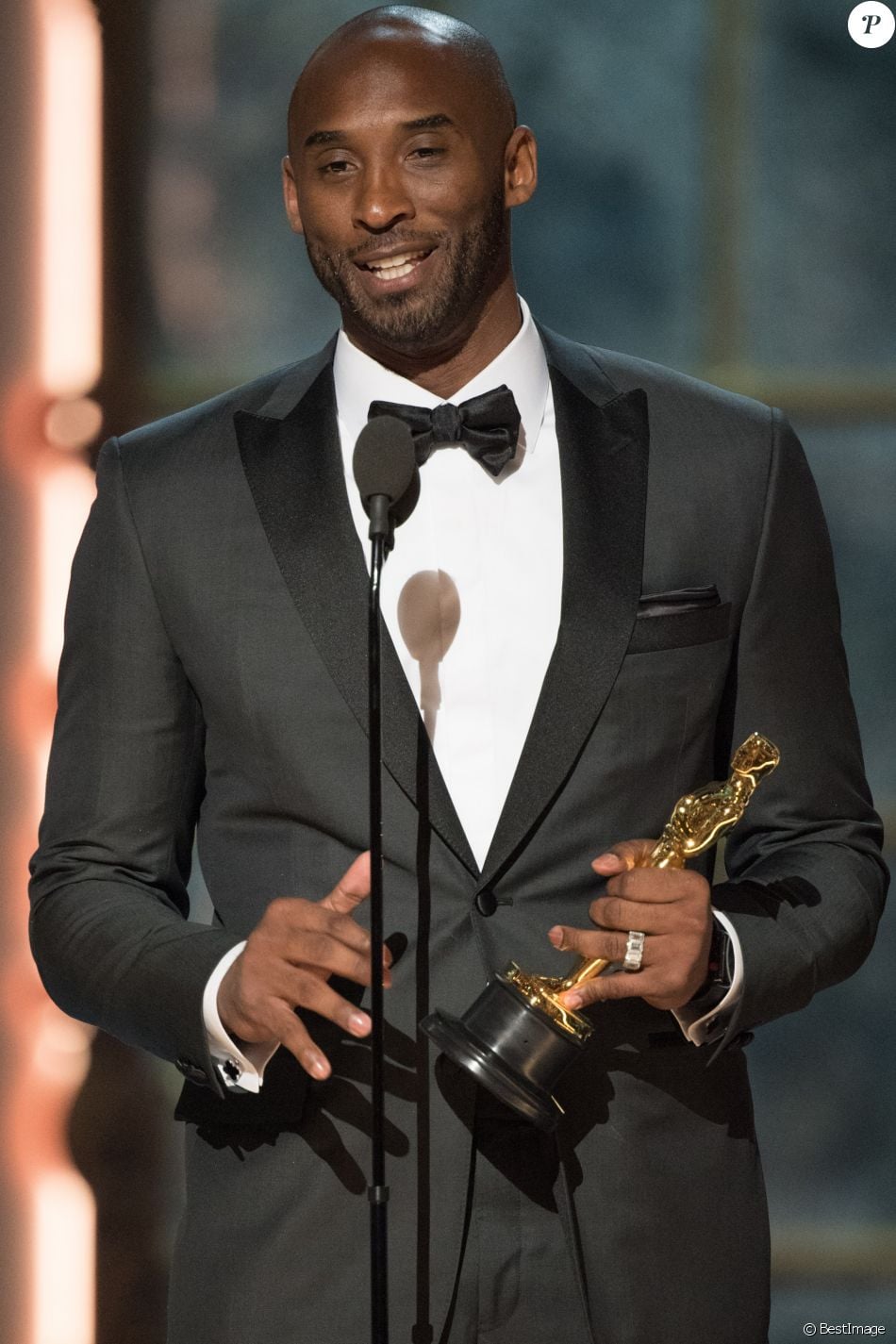Kobe Bryant lors de la 90ème cérémonie des Oscars 2018 au théâtre Dolby ...