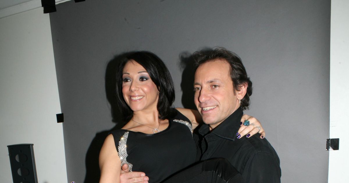 Sarah Abitbol et Philippe Candeloro - Tournage de l'emission Les Grands ...