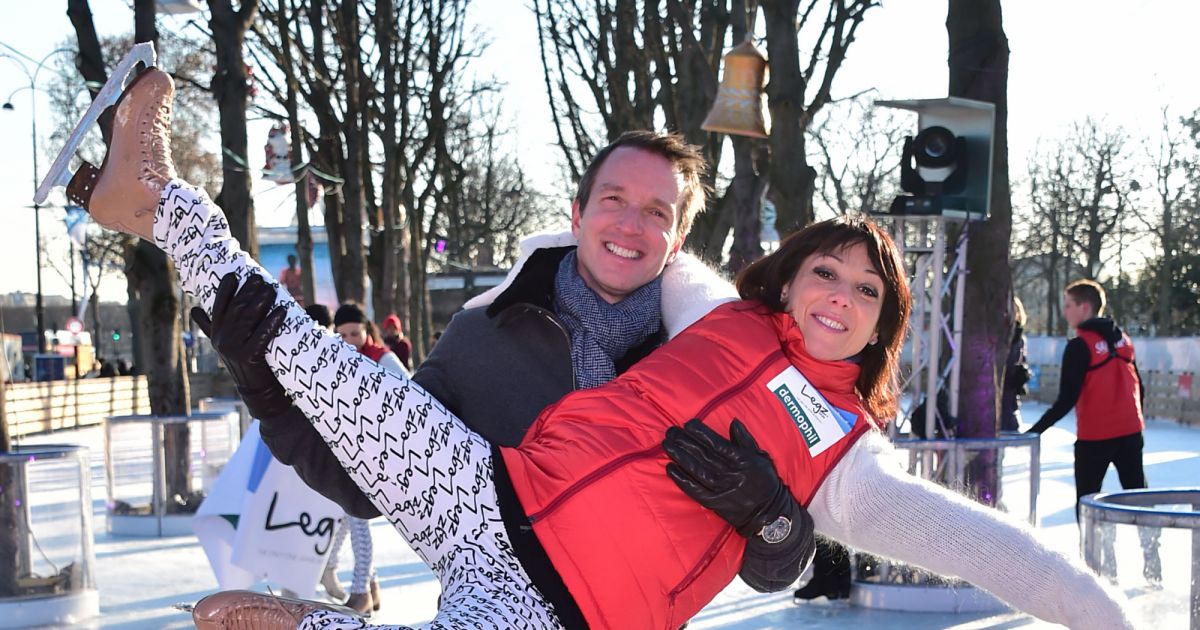 Sarah Abitbol et Stéphane Rotenberg animent une séance de Ice Fitness ...
