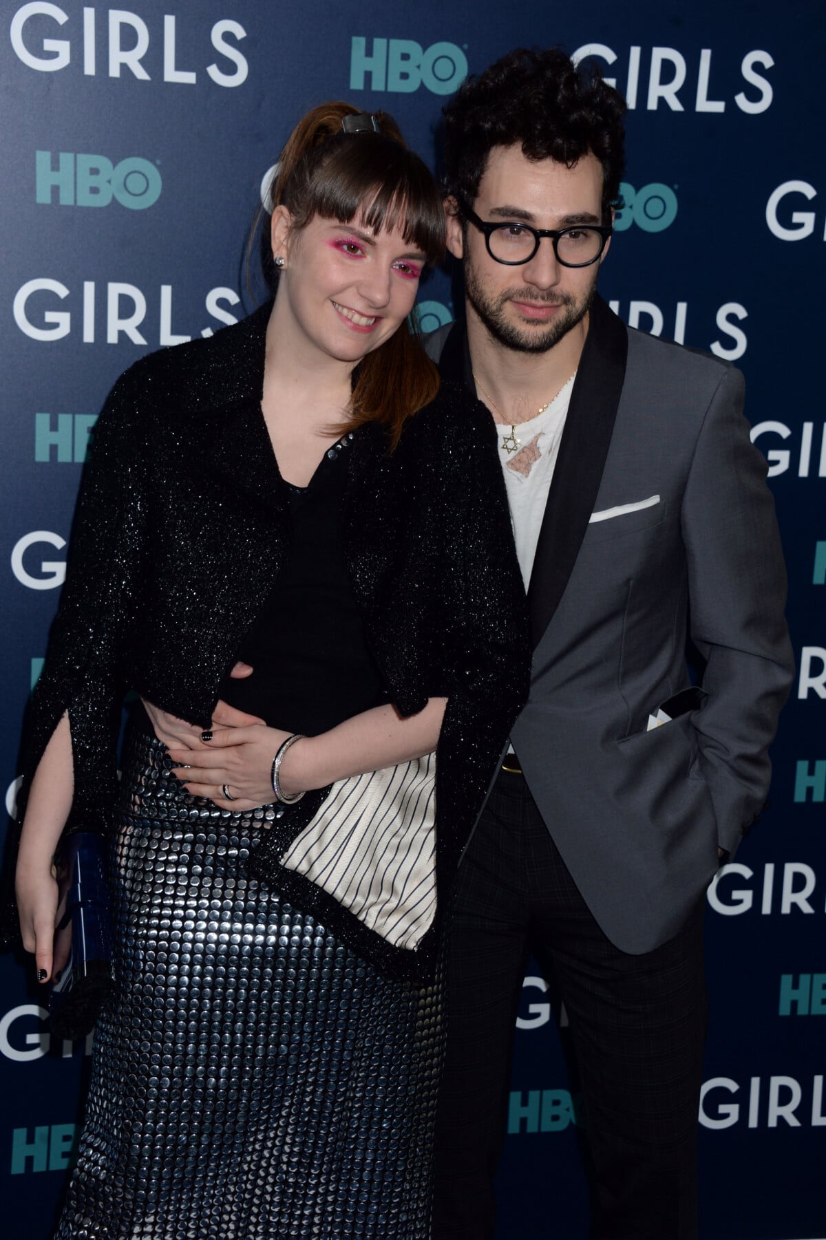 Photo Lena Dunham Et Son Compagnon Jack Antonoff Lors De La Première