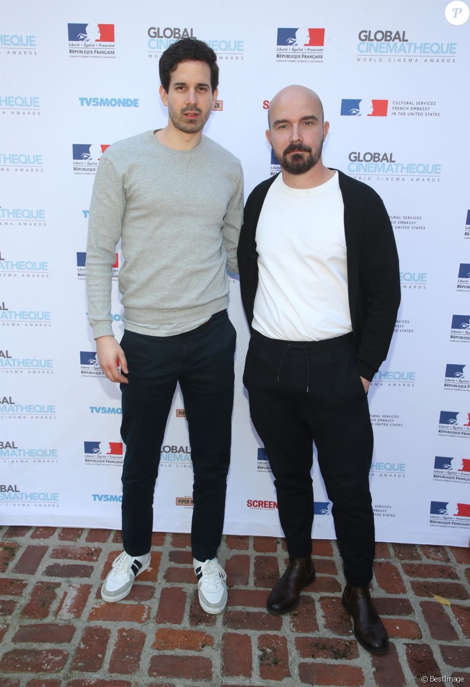 Jérémy Clapin (à droite) assiste à la cérémonie des World Cinema Awards ...