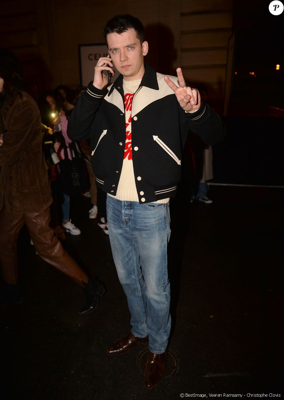 Asa Butterfield au défilé de mode CELINE, collection prêt-à-porter ...