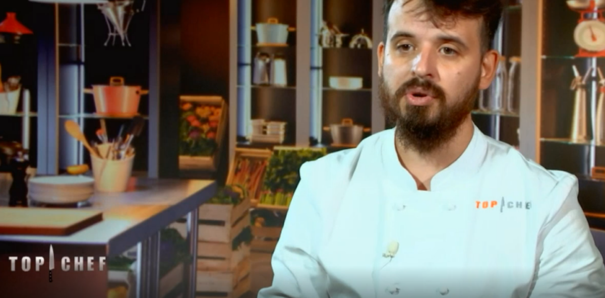 Photo : Adrien dans "Top Chef", mercredi 4 mars 2020 sur M6. - Purepeople