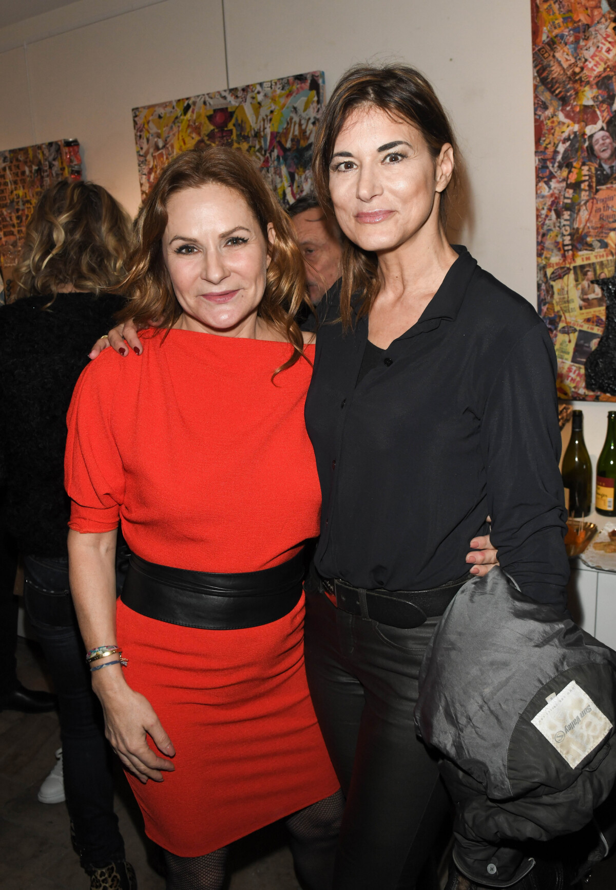 Photo : Anne Mondy et Marion Dumas - Vernissage "Anne Mondy mène la ...