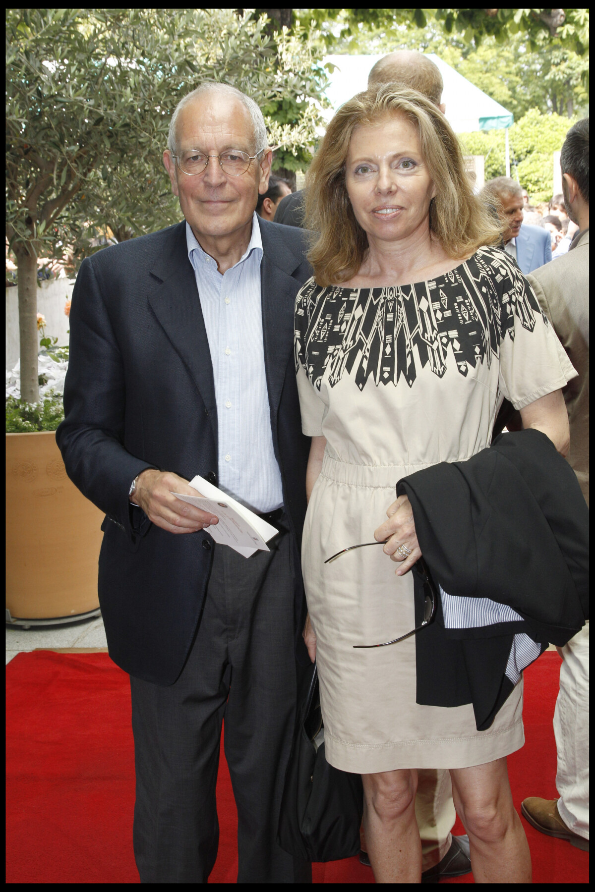 Photo : Patrick Le Lay et sa femme Dominique lors de la finale de ...