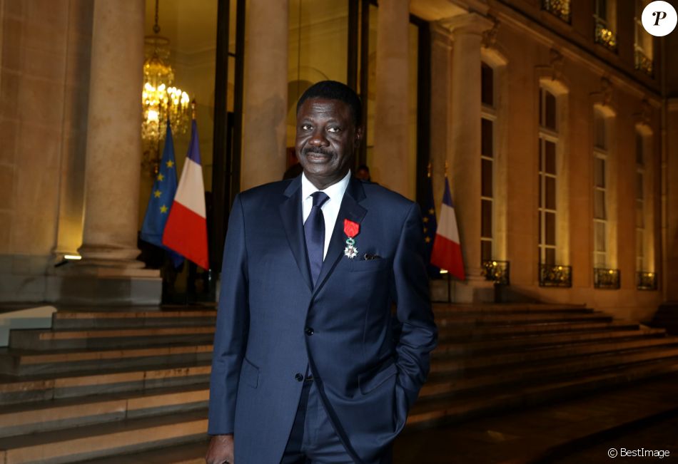 Pape Diouf - Remise de decorations a des personnalites sportives au ...