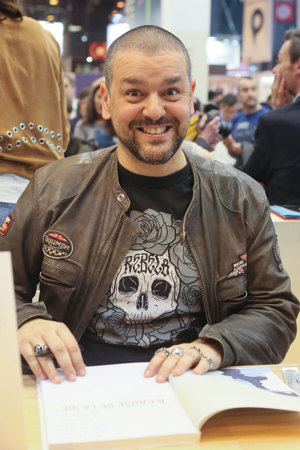 Photo : Joann Sfar lors de la 37ème édition du Salon du livre au parc ...