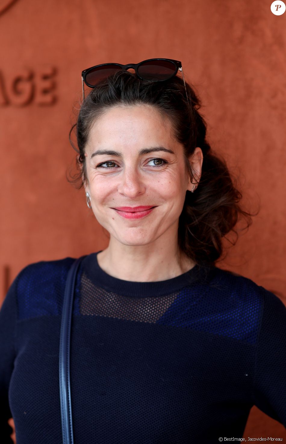 Audrey Dana - Célébrités dans le village des internationaux de France ...