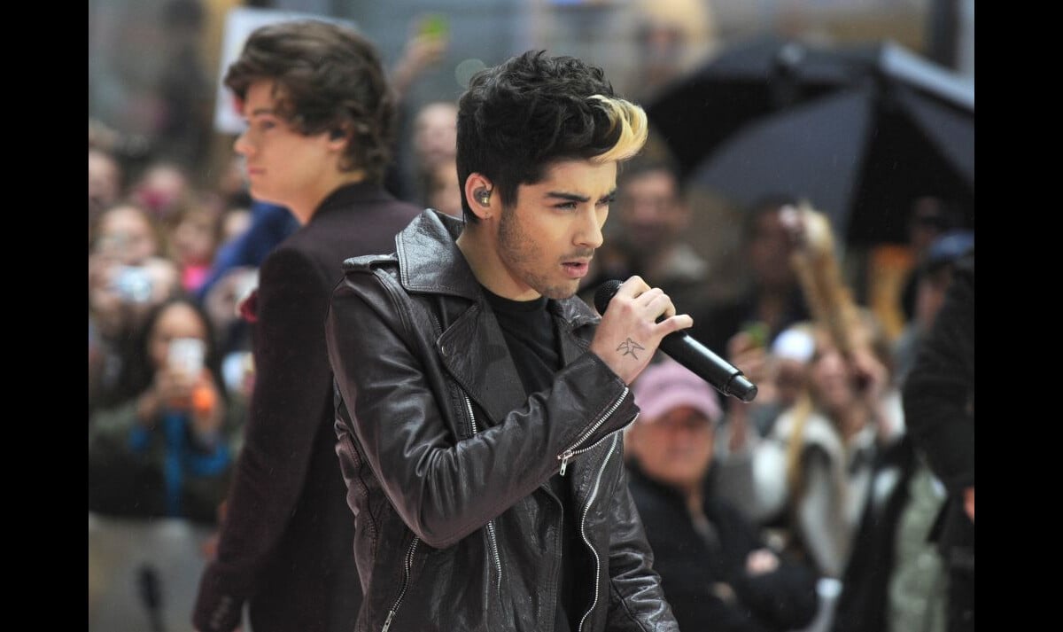 Photo : Zayn Malik des One Direction à l'émission "The Today Show" à ...