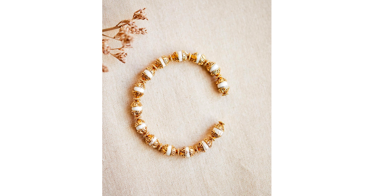 Le bracelet Sézane porté par Kate Middleton, en juillet 2020. - Purepeople