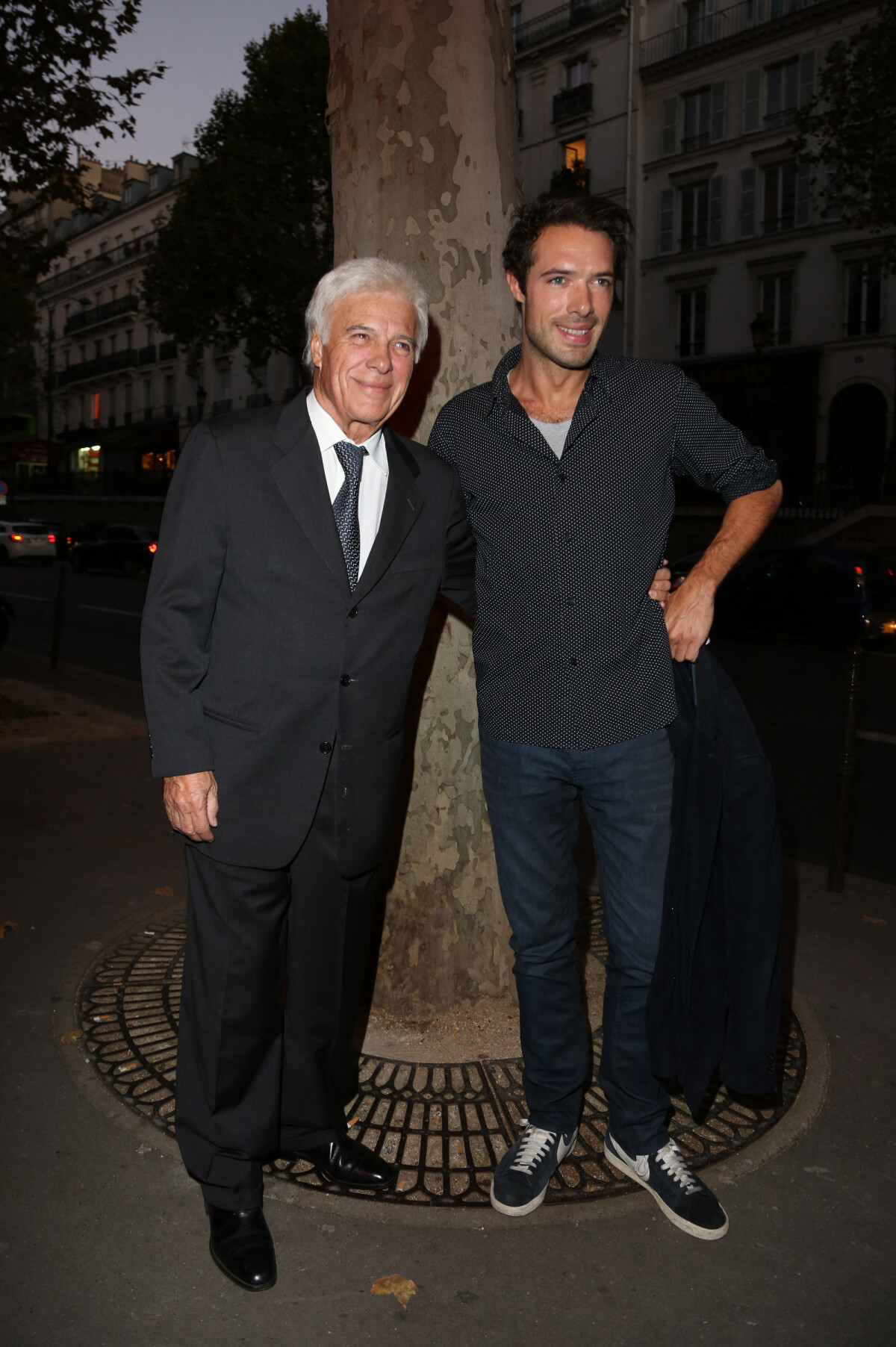 Photo : Guy Bedos et son fils Nicolas Bedos - Arrivee des people a la ...