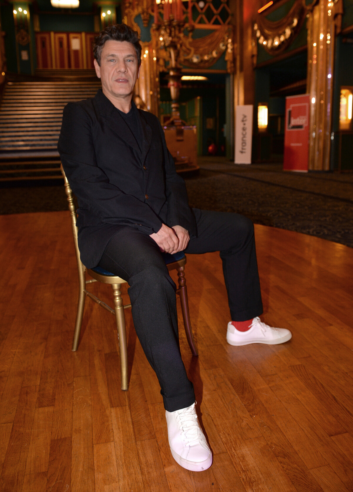 Photo : Exclusif - Marc Lavoine - Première séance de travail à l ...
