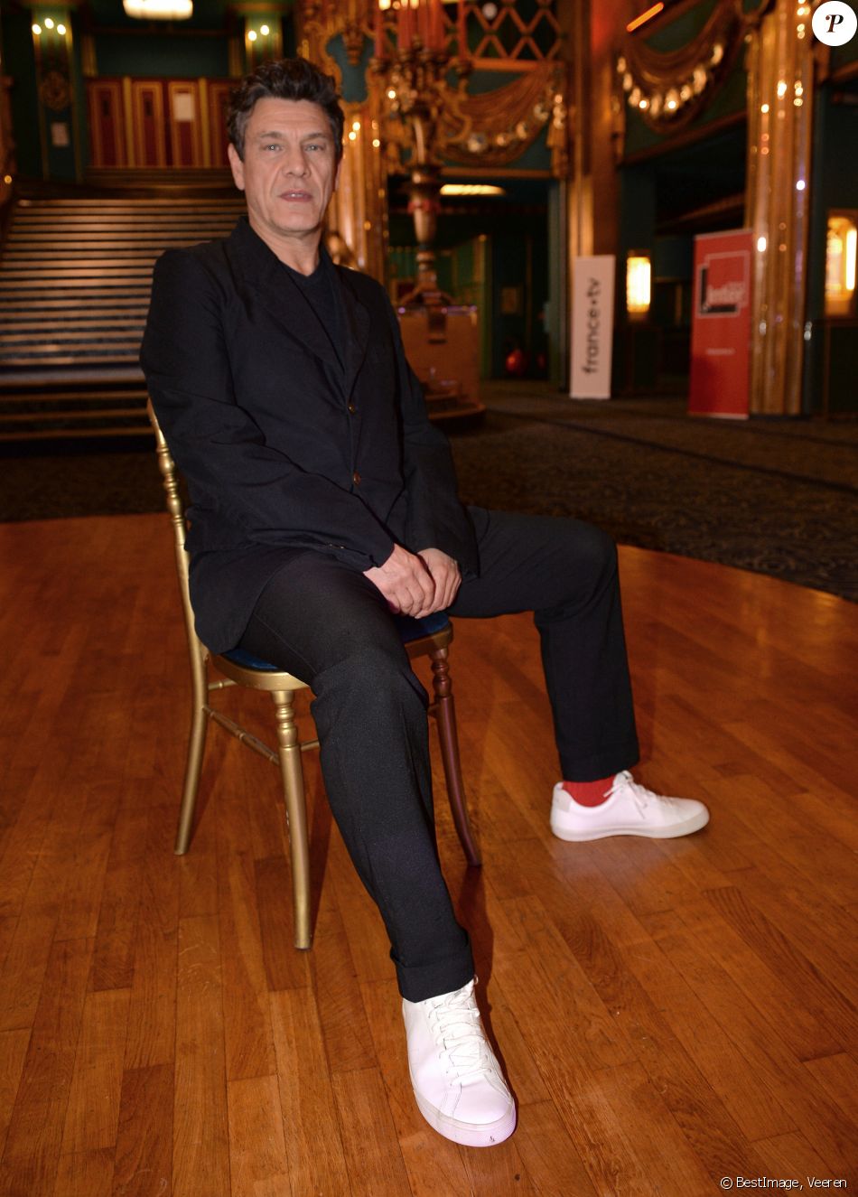 Exclusif - Marc Lavoine - Première séance de travail à l'occasion de la ...