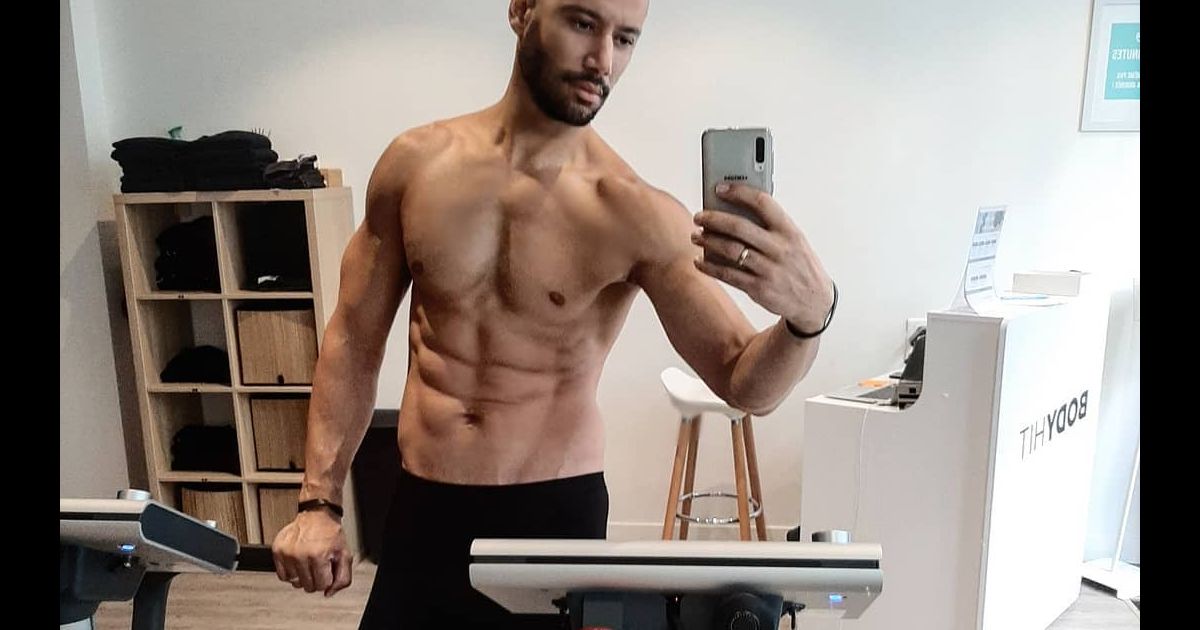 Xavier Delarue au sport, le 13 octobre 2019 - Purepeople