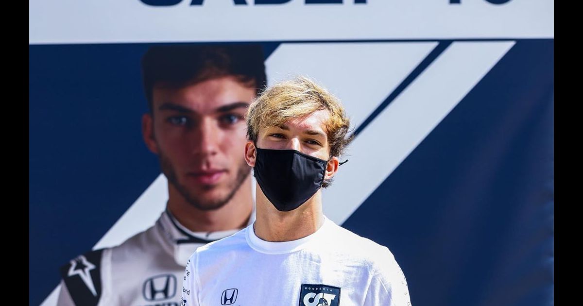 Pierre Gasly le 6 août 2020 sur Instagram. - Purepeople