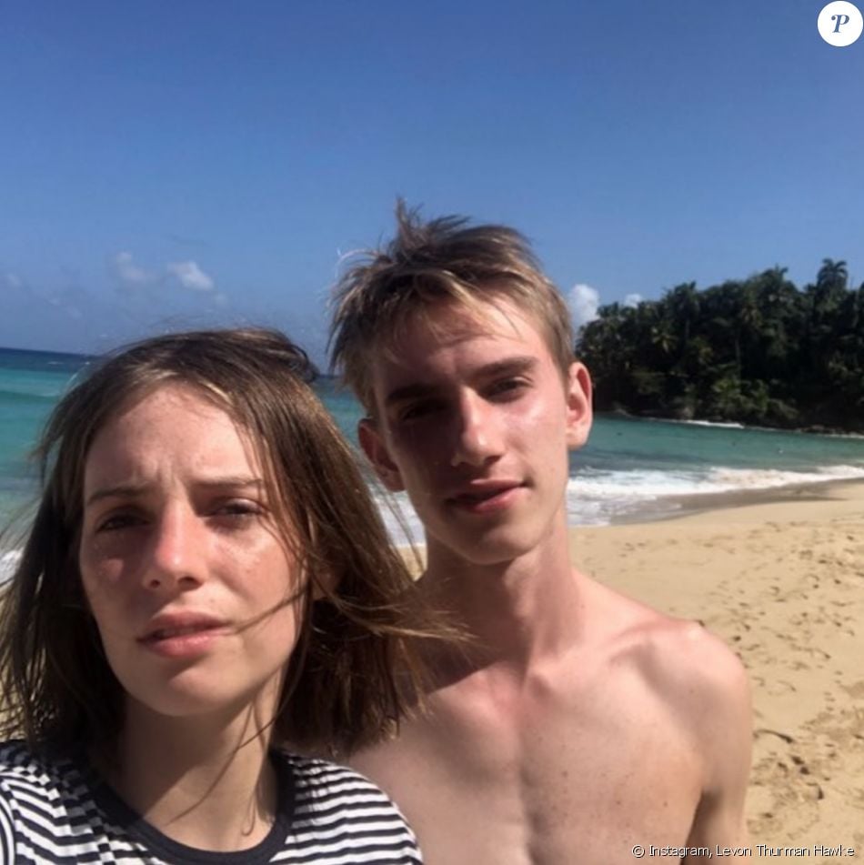 Levon Thurman Hawke et Maya Hawke, les enfants d'Uma Thurman et Ethan ...