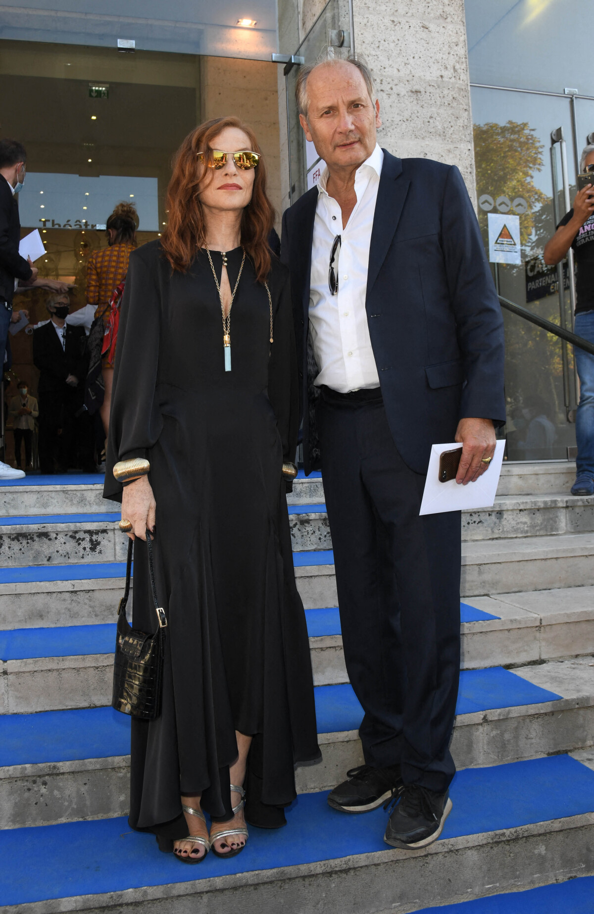 Photo : Isabelle Huppert et Hippolyte Girardot lors de la cérémonie de ...