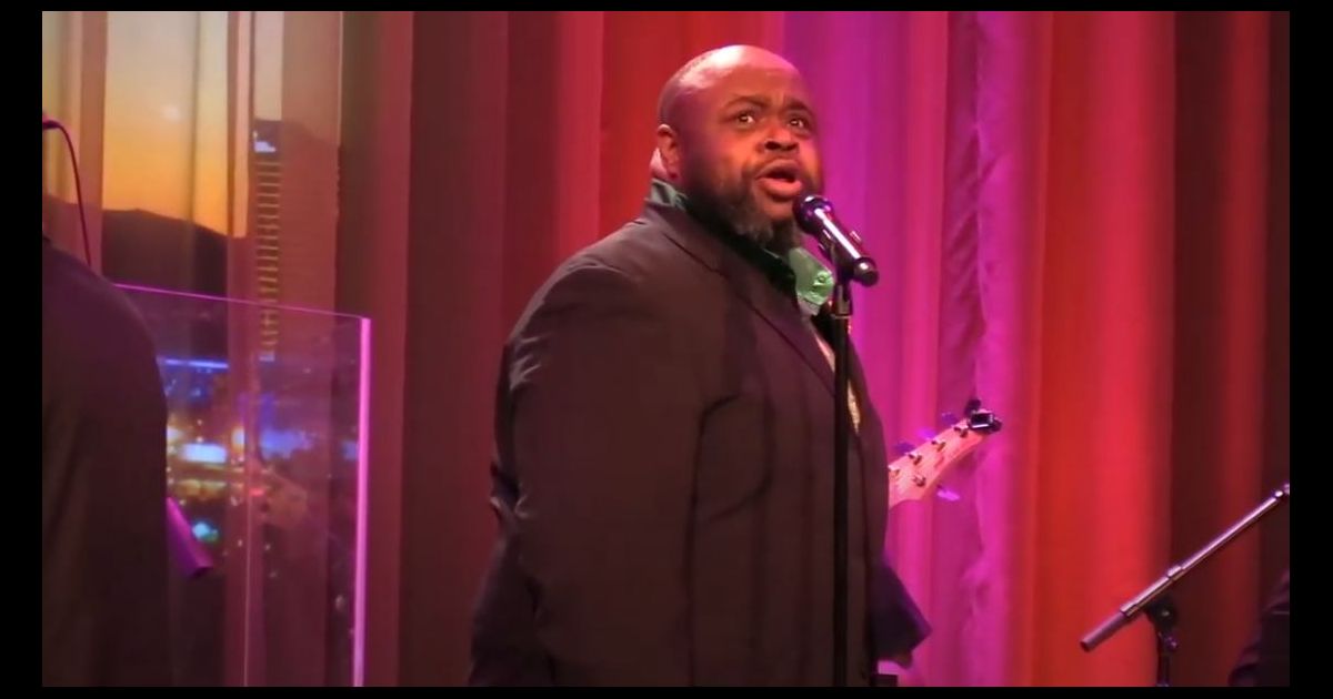 Bruce Williamson lors d'un concert à Las Vegas en 2019. Le leader du ...
