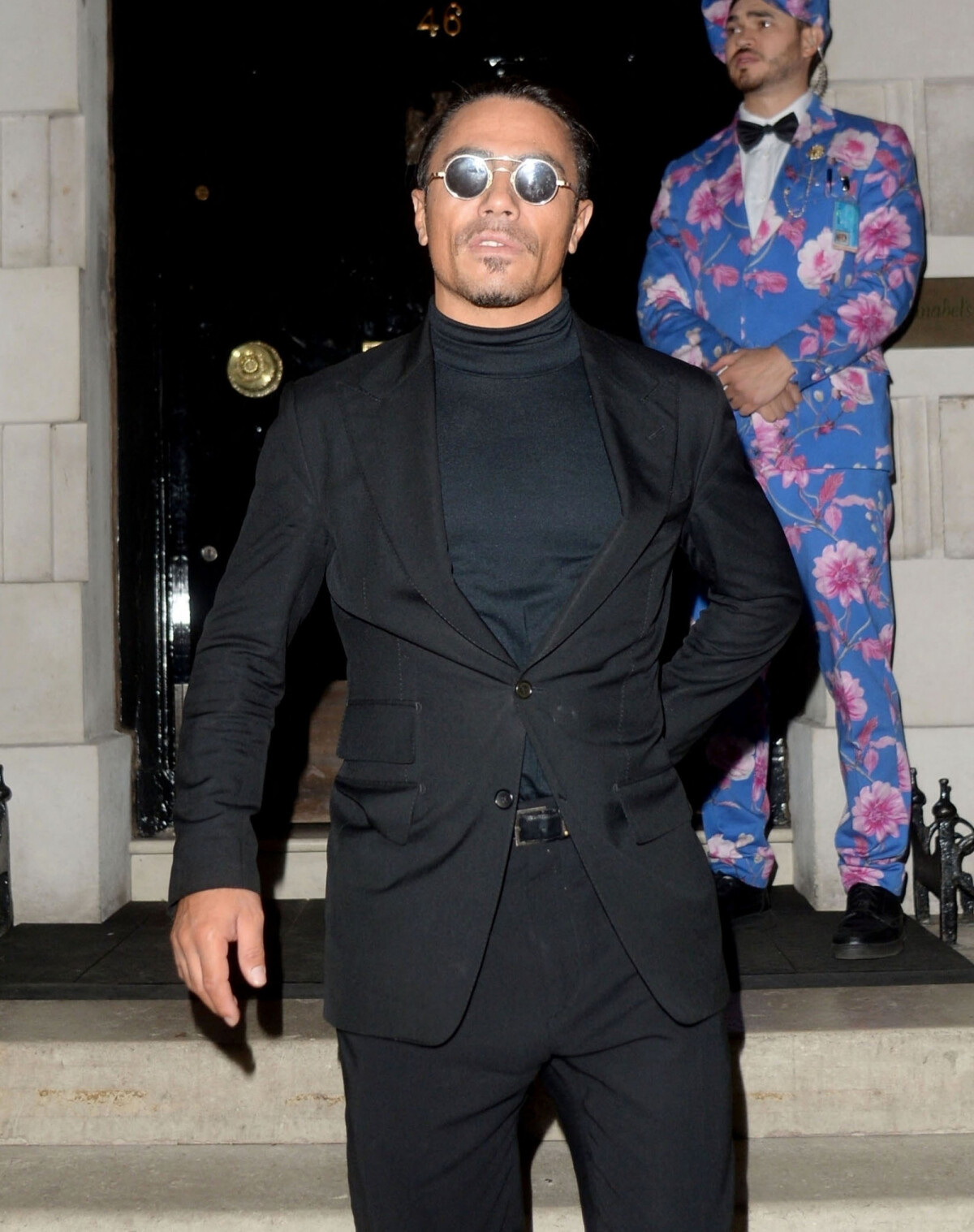 Photo : Exclusif - Le chef Salt Bae (Nusret Gökçe) à la sortie du club ...