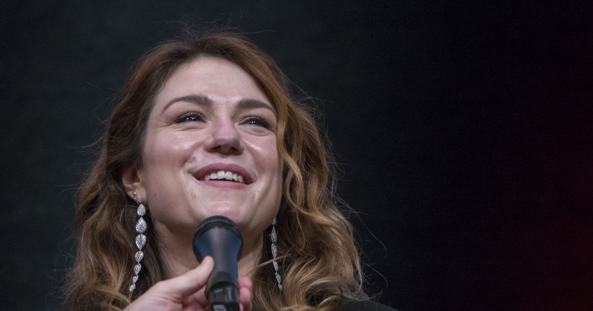 Emilie Duquenne, lors de la cérémonie de clôture de la 12e édition du ...
