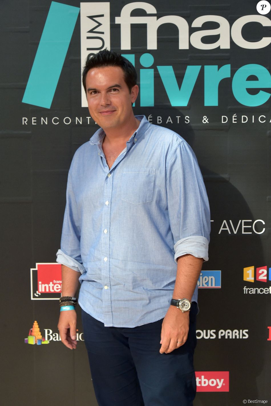 Maxime Chattam lors du 1er Forum Fnac Livres organisé au Carreau du ...